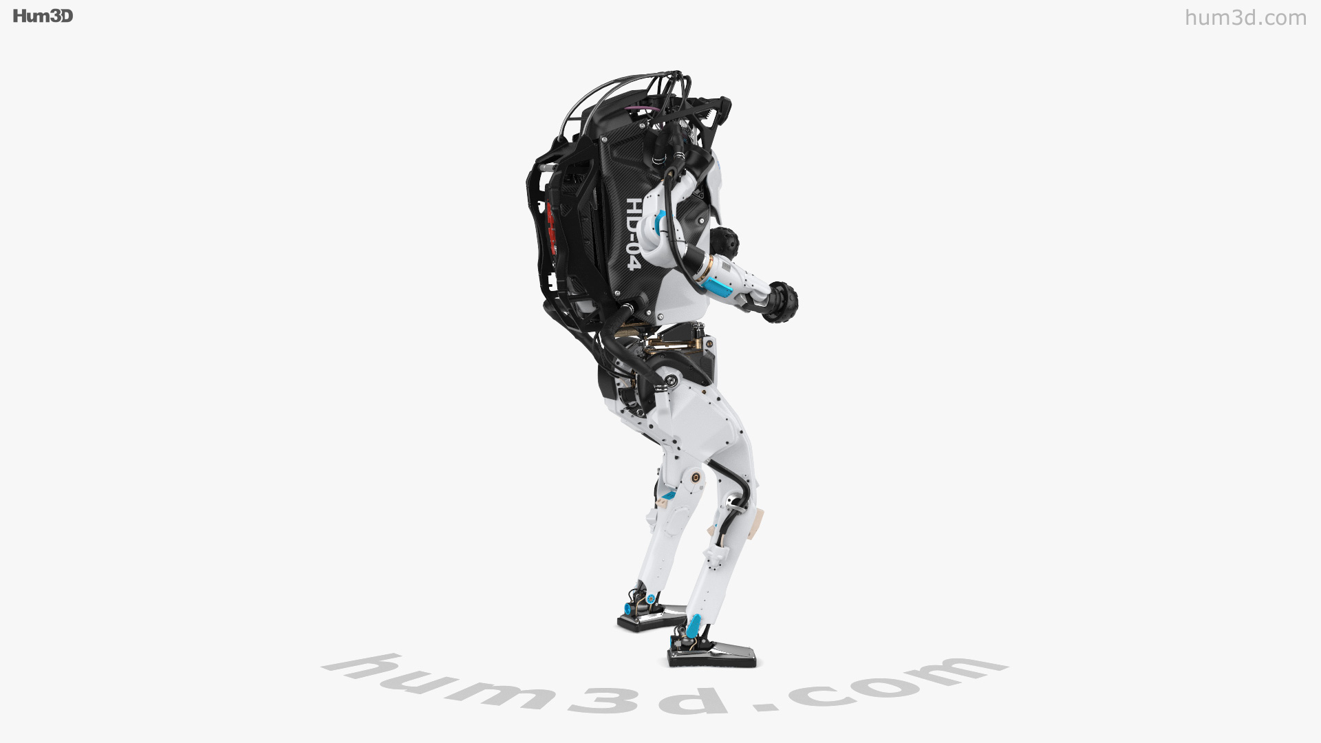 360 view of Boston Dynamics Atlas 3D model - 3DModels store