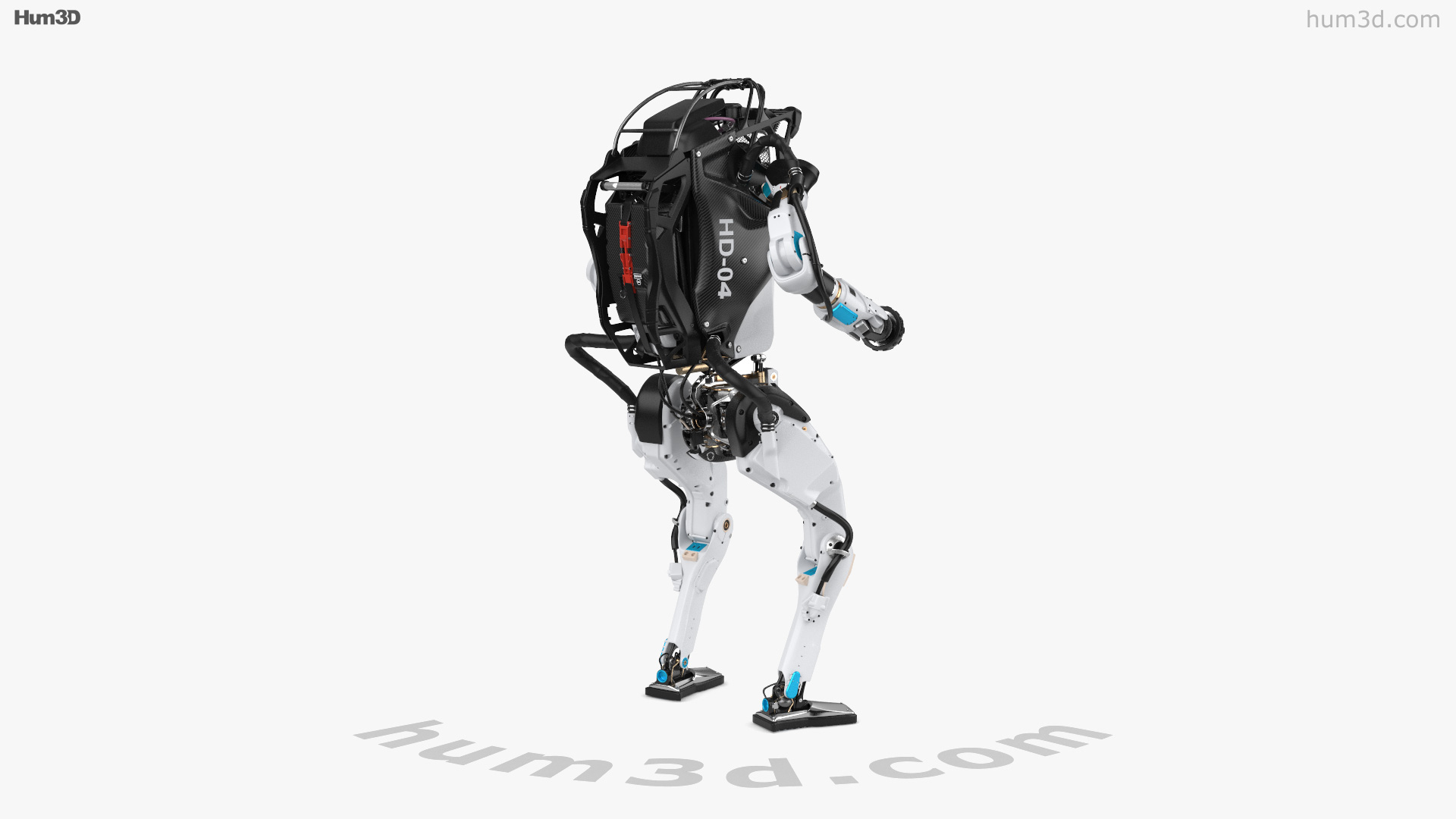 360 view of Boston Dynamics Atlas 3D model - 3DModels store