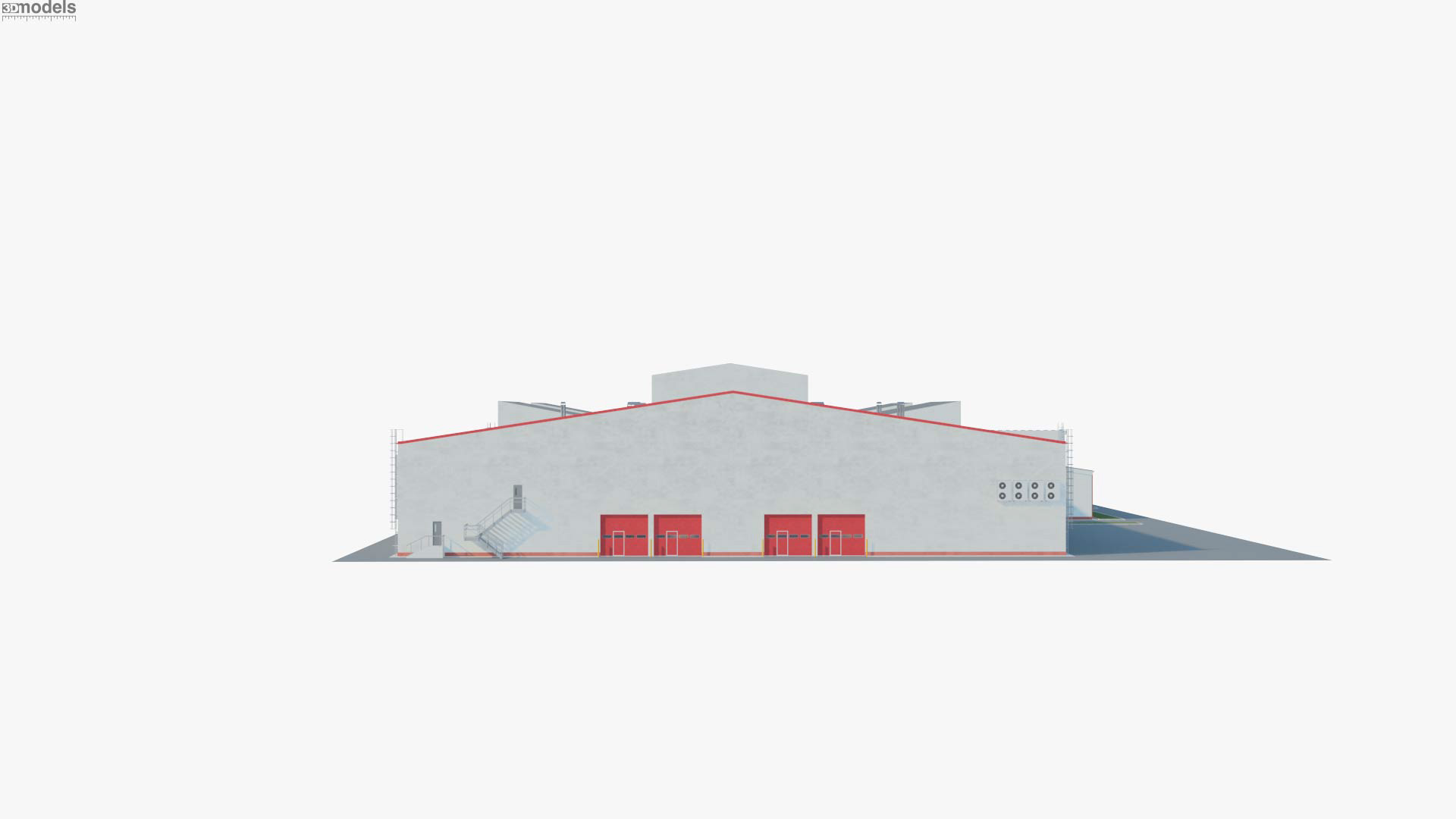 360 view of Warehouse 3D model - 3DModels store