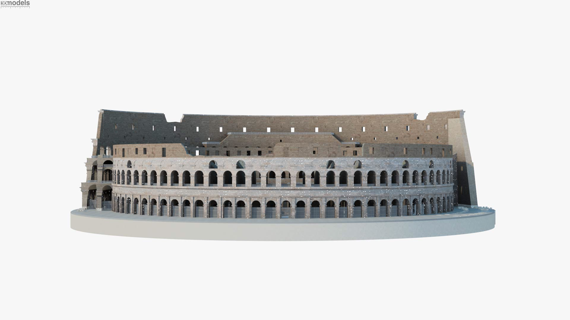 360 view of Colosseum 3D model - 3DModels store