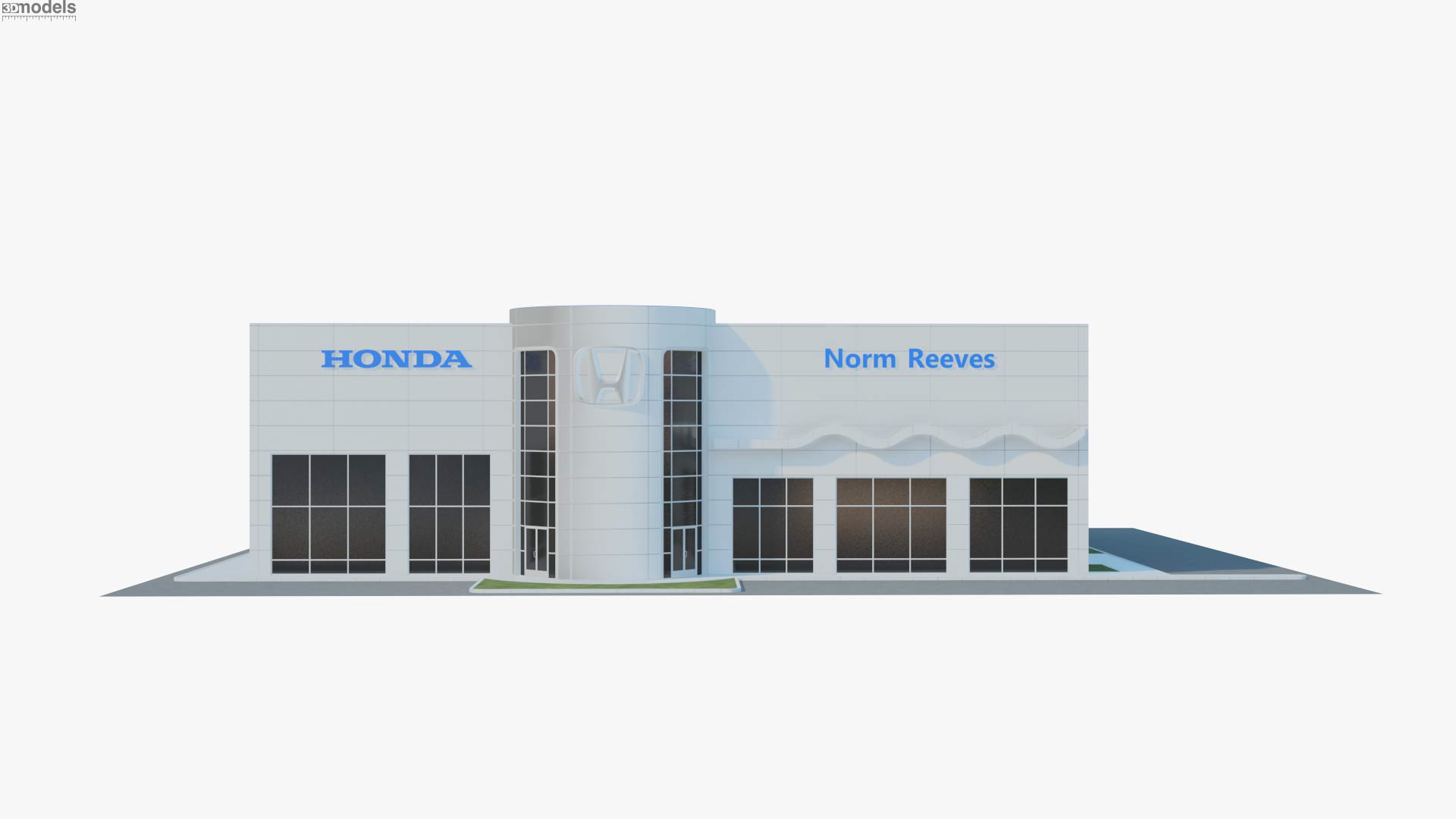 360 view of Norm Reeves Honda Superstore 3D model - 3DModels store