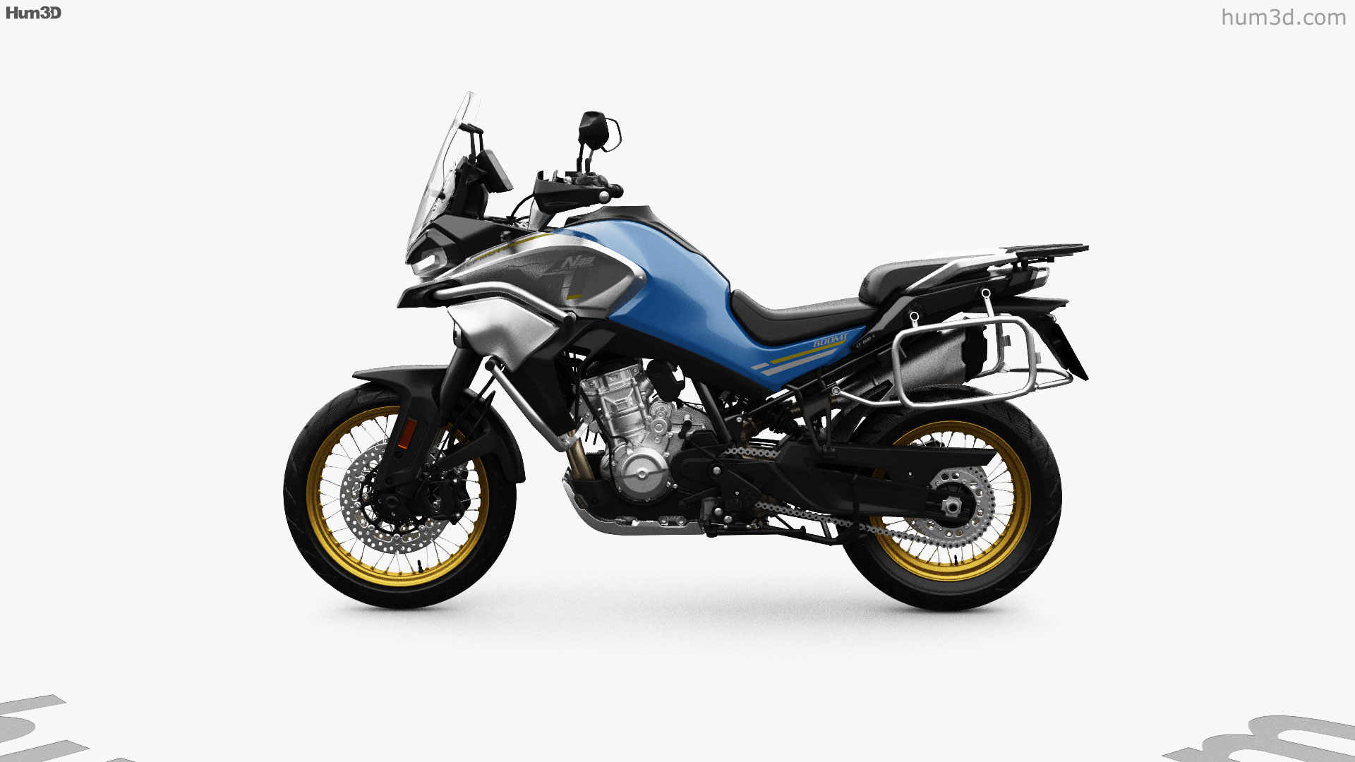 360 view of CFMOTO 800MT 2023 3D model - 3DModels store