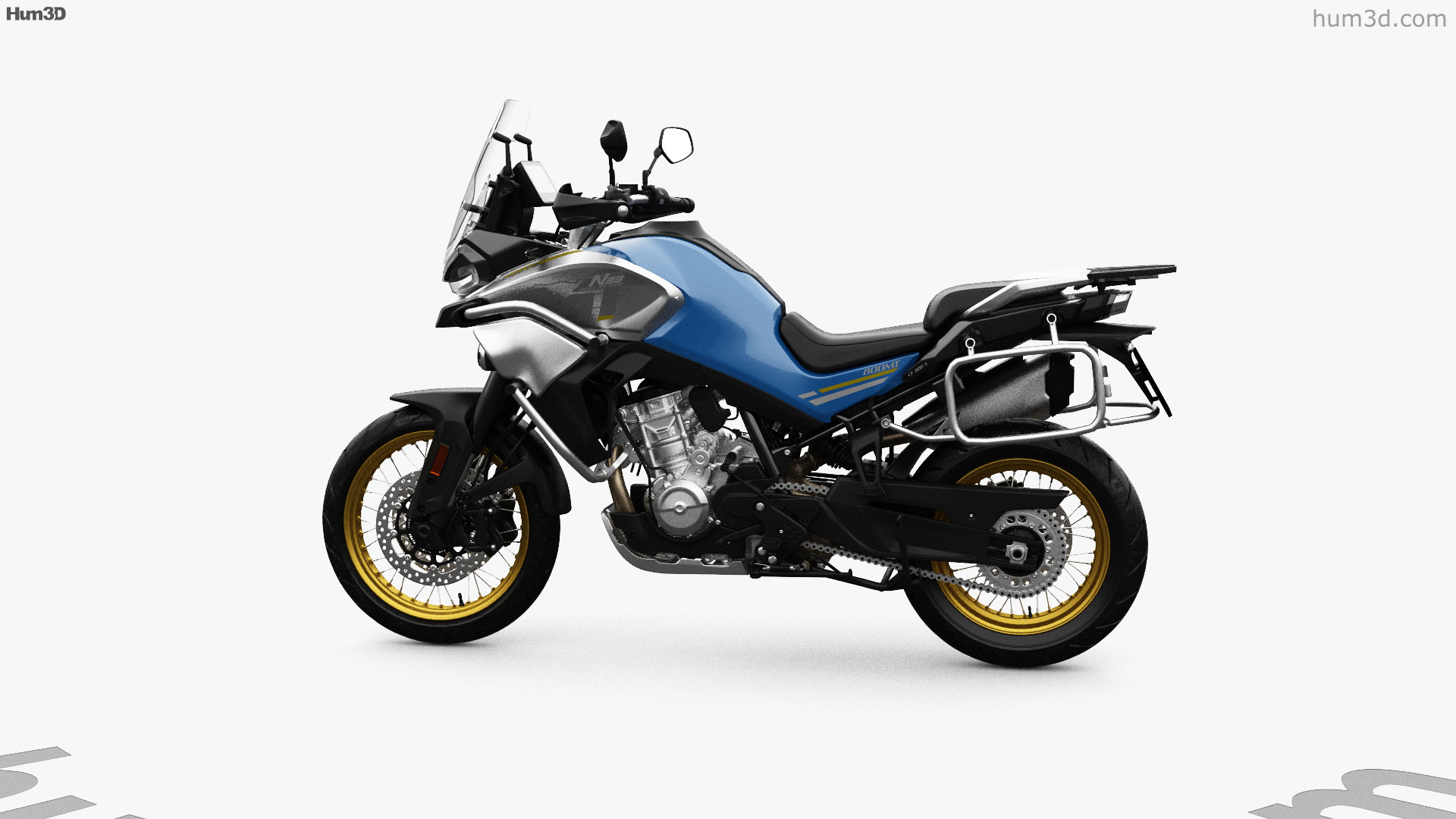 360 view of CFMOTO 800MT 2023 3D model - 3DModels store