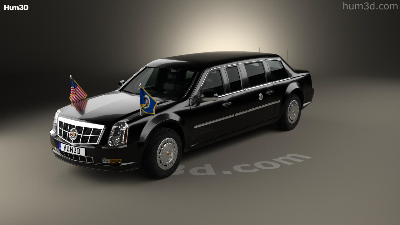 360 view of Cadillac US Presidential State Car 2016 3D model - 3DModels ...