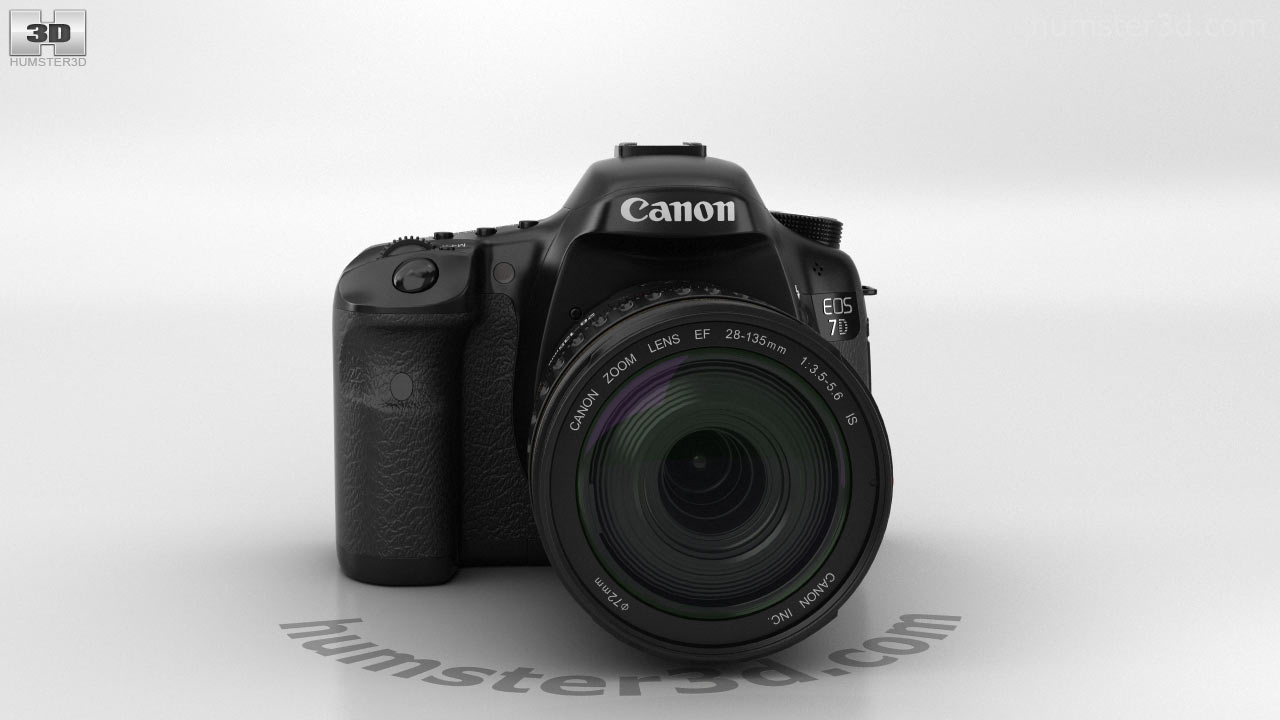 360 view of Canon EOS 7D 3D model - 3DModels store