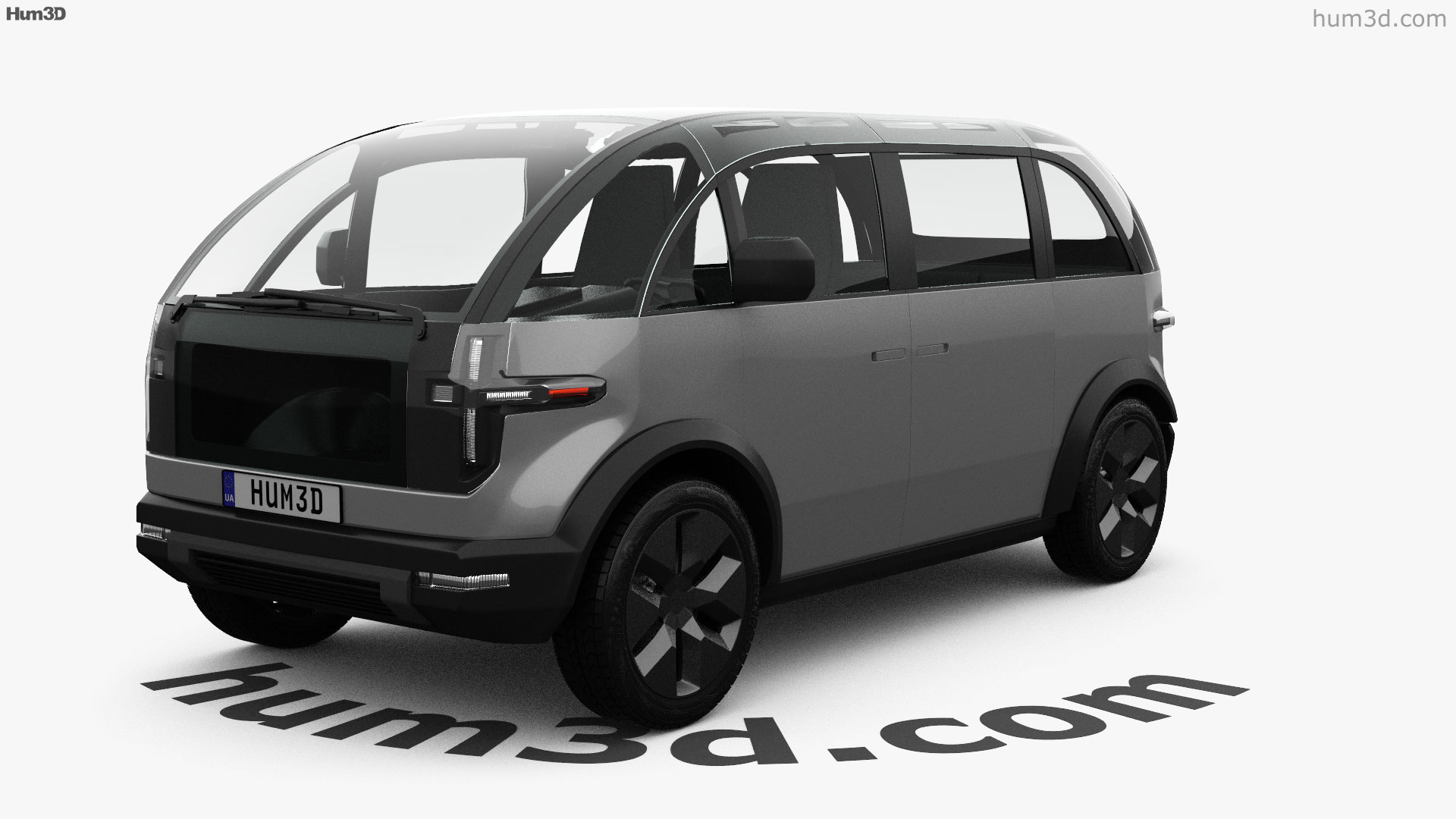 360 view of Canoo Lifestyle Vehicle Premium 2025 3D model - 3DModels store