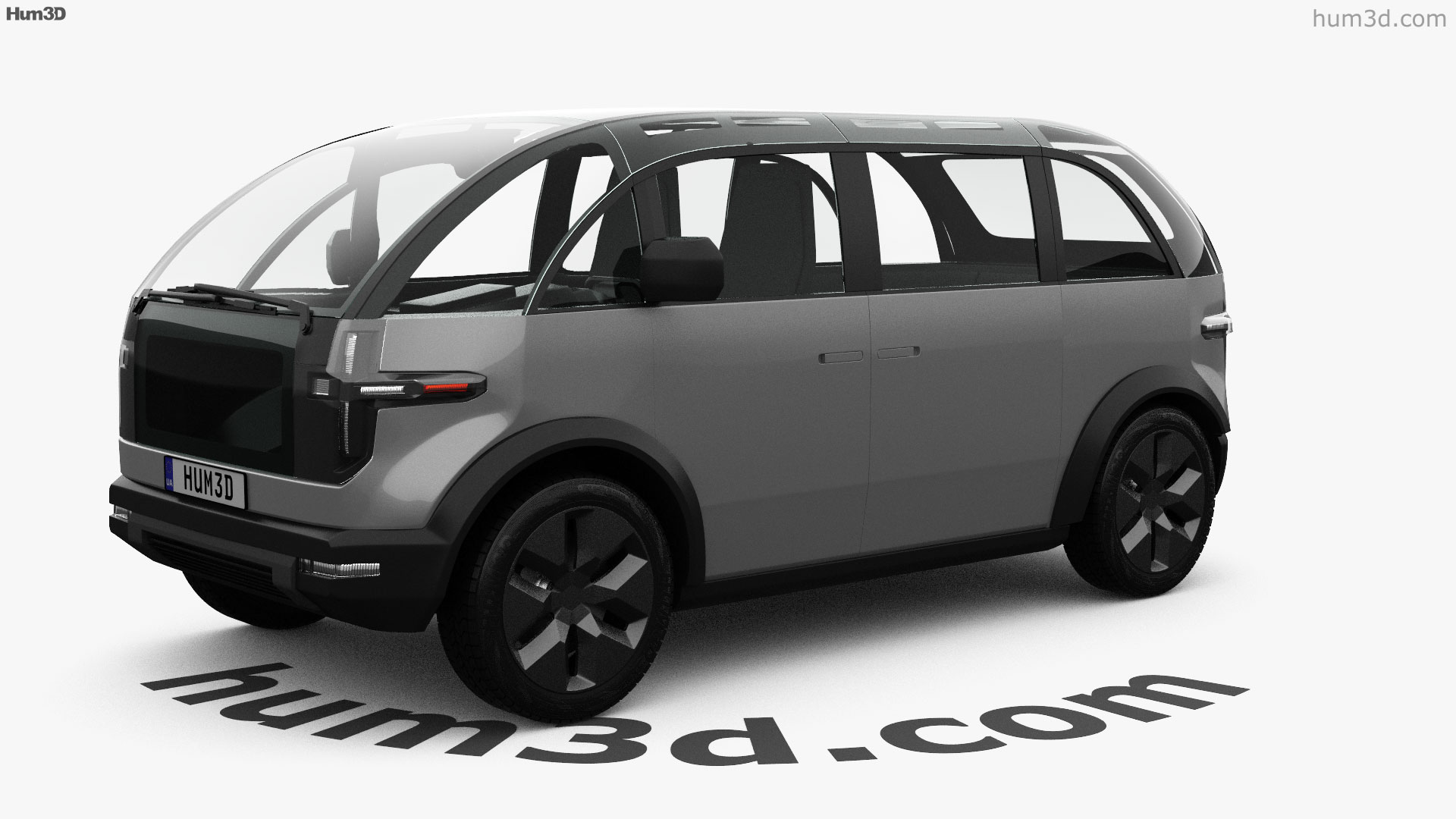 360 view of Canoo Lifestyle Vehicle Premium 2024 3D model - 3DModels store