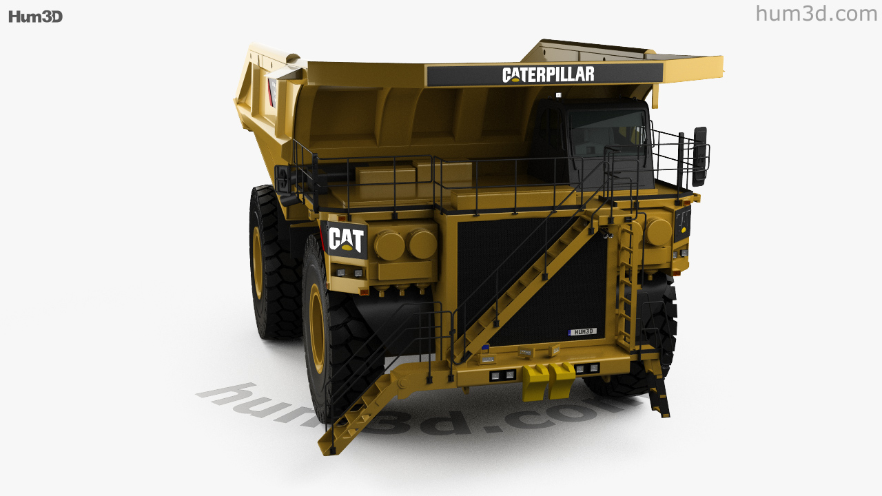 360 view of Caterpillar 793F Dump Truck 2009 3D model - 3DModels store