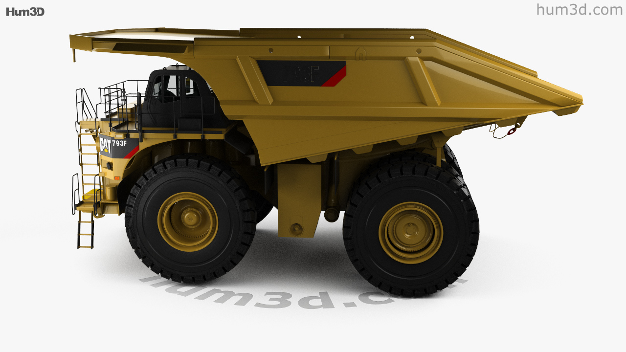 360 view of Caterpillar 793F Dump Truck 2009 3D model - 3DModels store