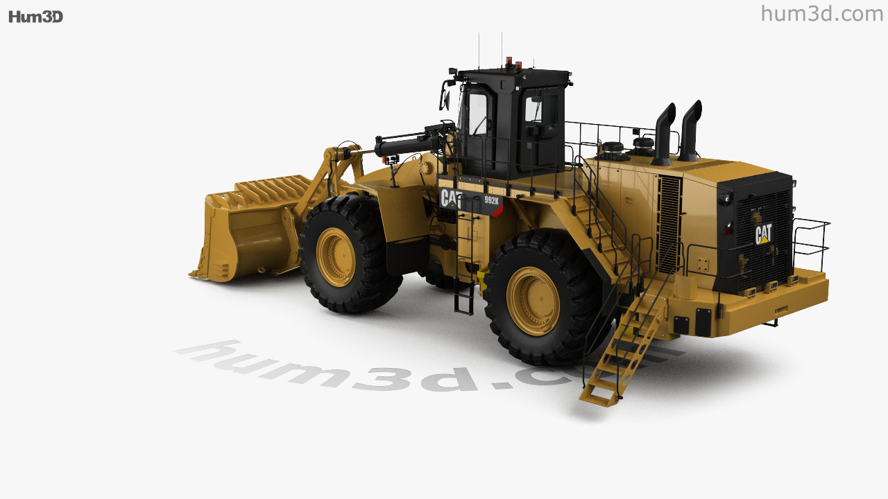 360 view of Caterpillar 992K Wheel Front Loader 2010 3D model ...
