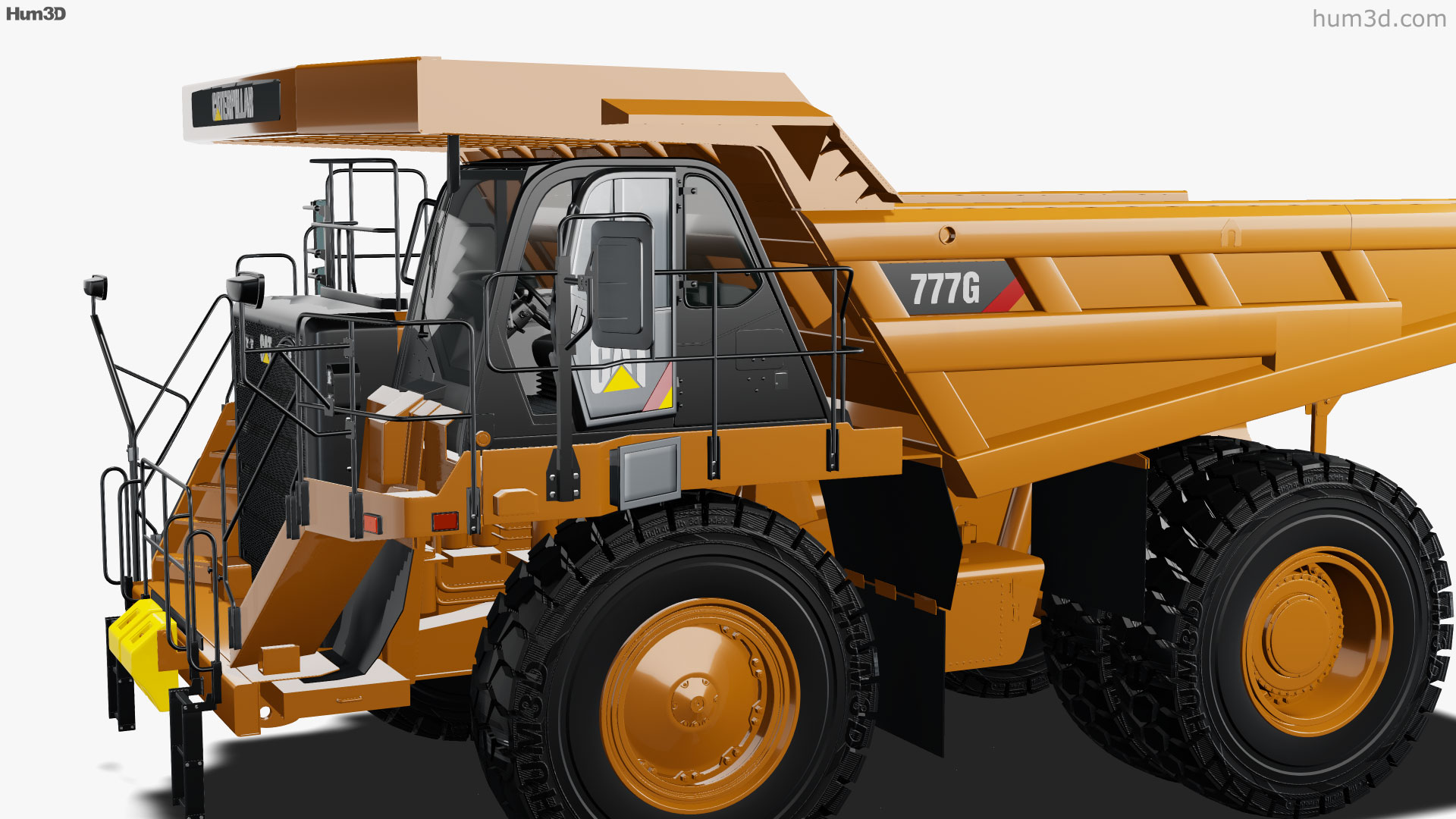 360 view of Caterpillar 777G Dump Truck with HQ interior 2012 3D model ...