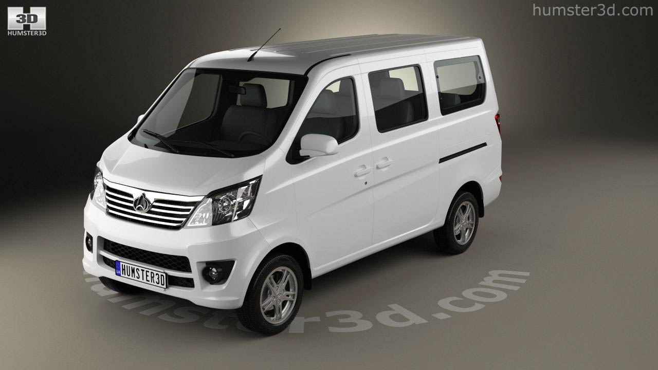 360 view of Chana Star Passenger Van 2016 3D model - 3DModels store
