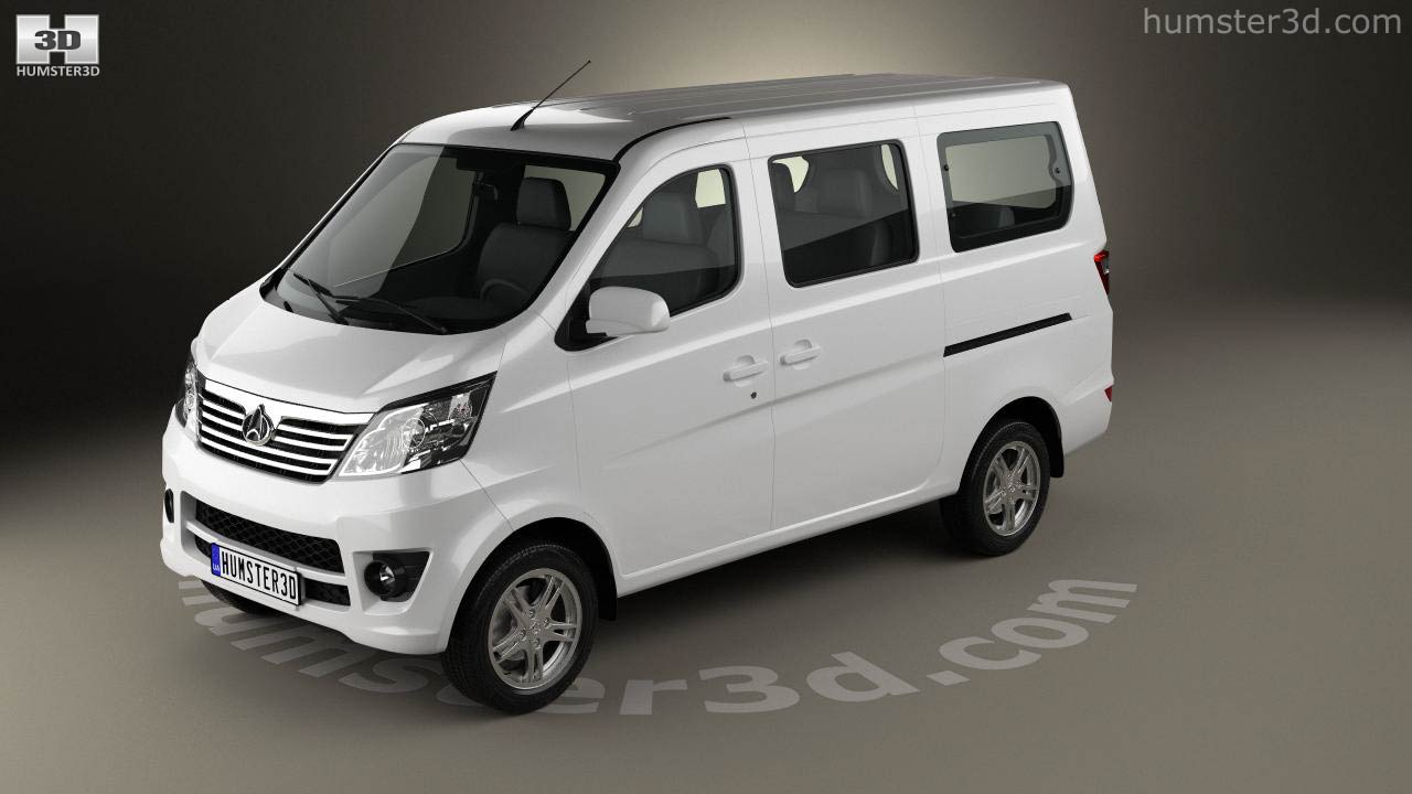 360 view of Chana Star Passenger Van 2016 3D model - 3DModels store