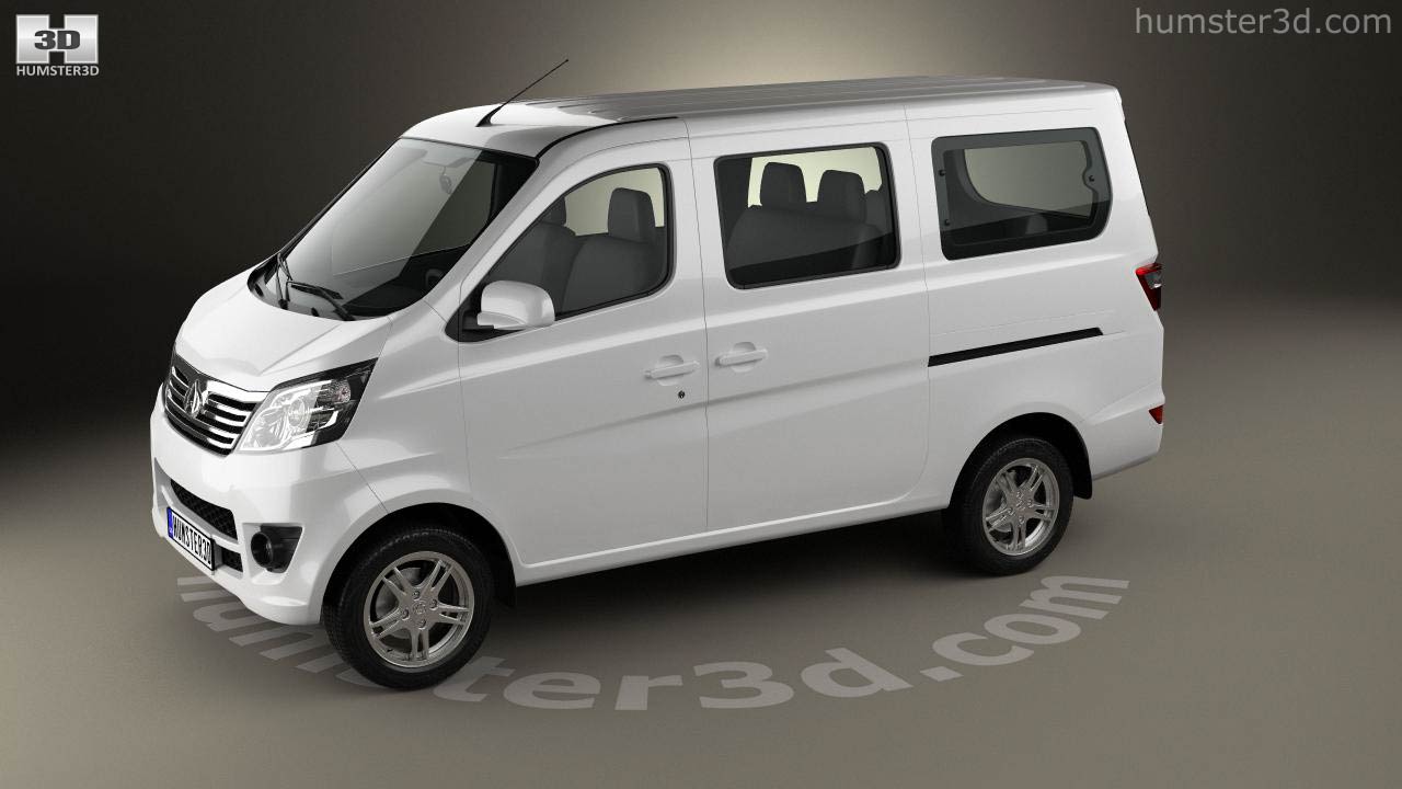 360 view of Chana Star Passenger Van 2016 3D model - 3DModels store