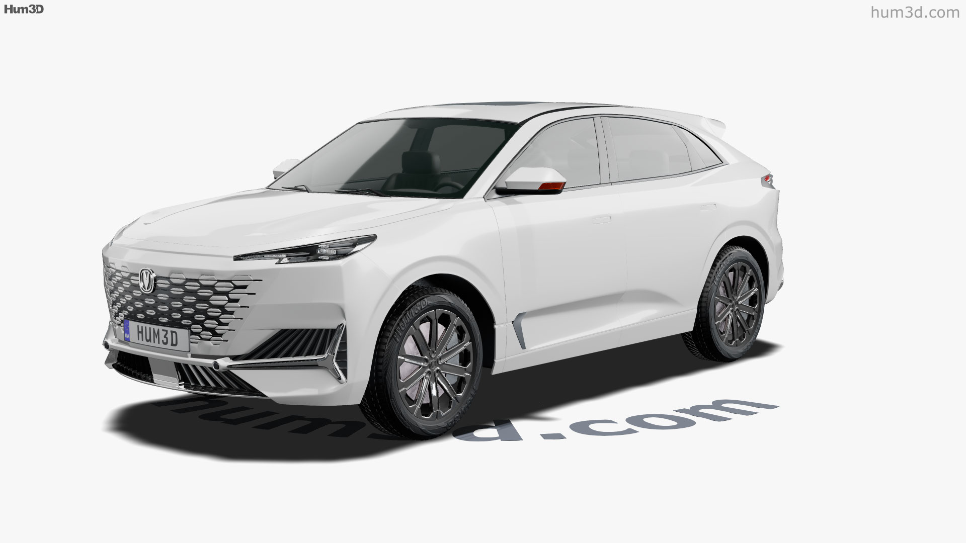 360 view of Changan Uni-K 2024 3D model - 3DModels store