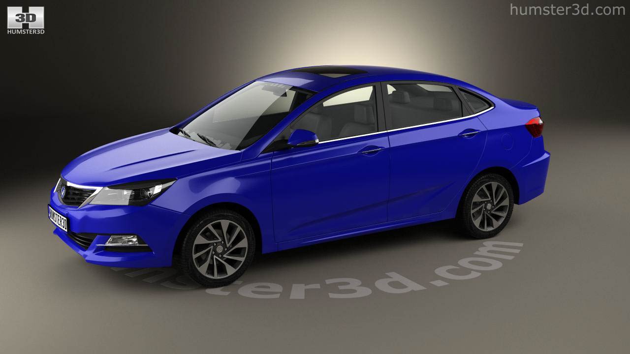 360 view of Changan Alsvin V7 2017 3D model - 3DModels store