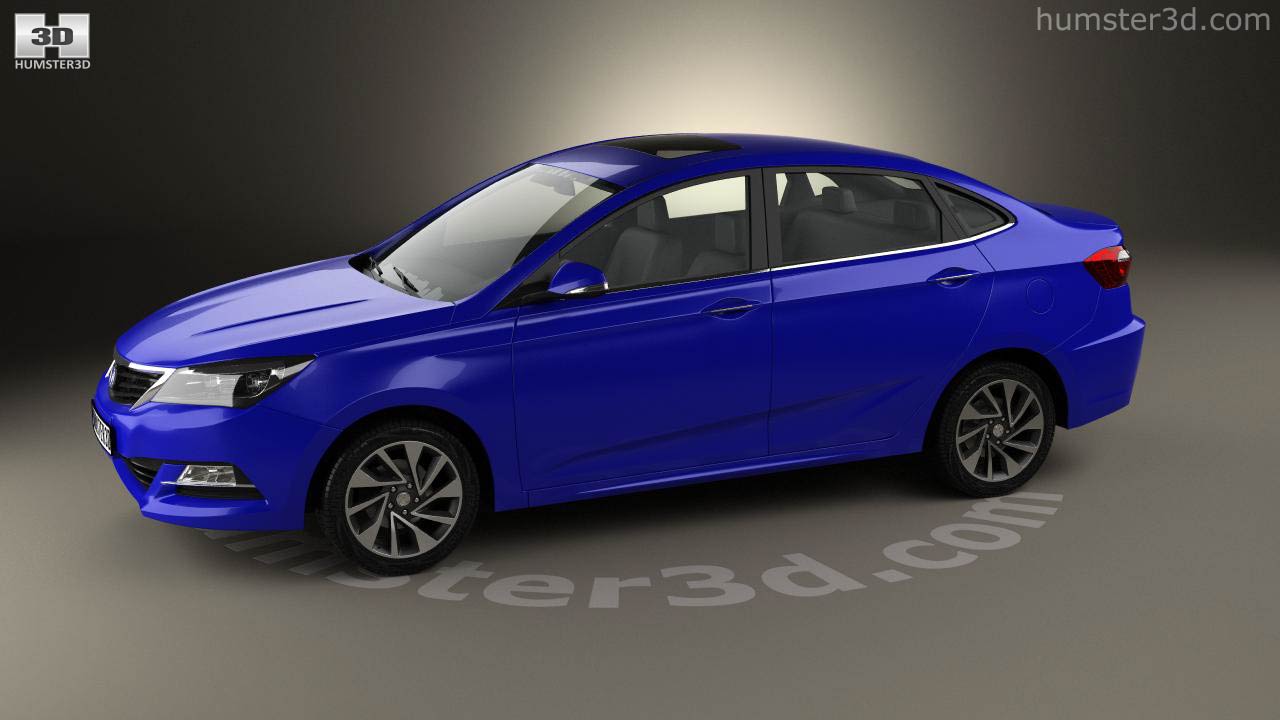 360 view of Changan Alsvin V7 2017 3D model - 3DModels store
