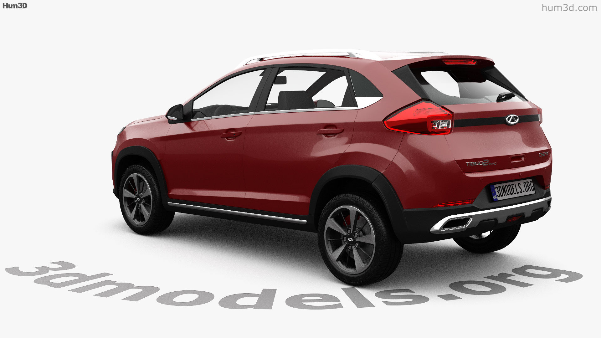 360 view of Chery Tiggo 2 Pro 2024 3D model - 3DModels store