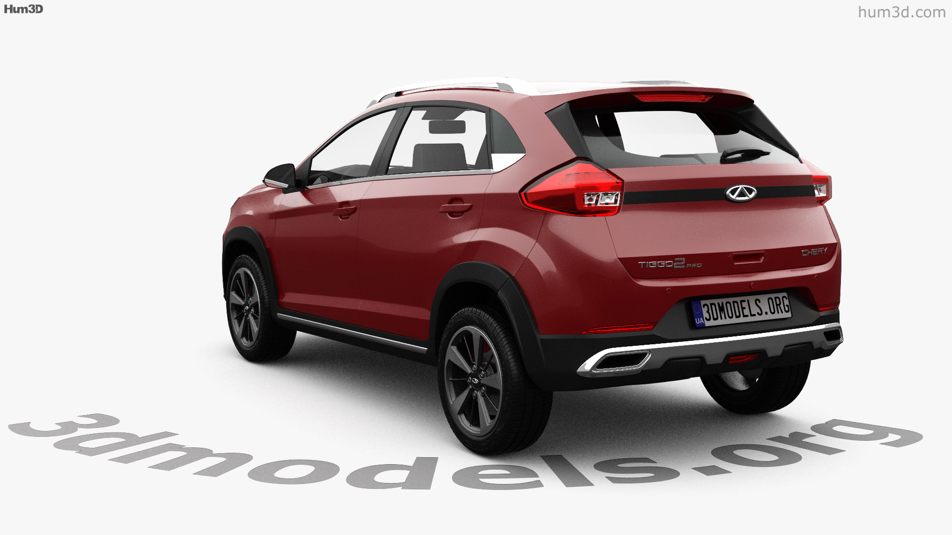 360 view of Chery Tiggo 2 Pro 2024 3D model - 3DModels store
