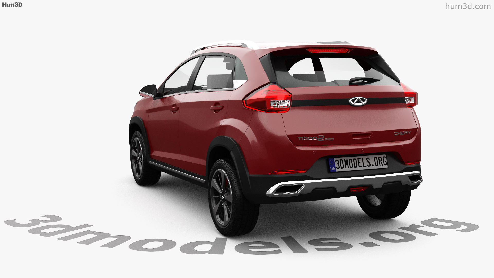 360 view of Chery Tiggo 2 Pro 2024 3D model - 3DModels store