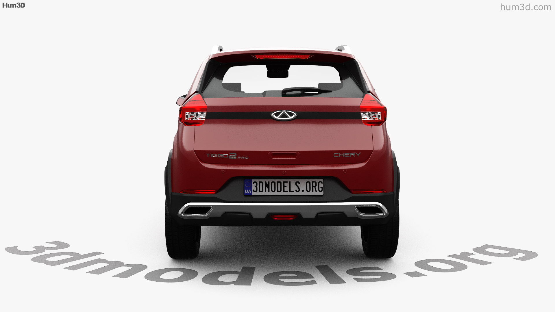 360 view of Chery Tiggo 2 Pro 2024 3D model - 3DModels store