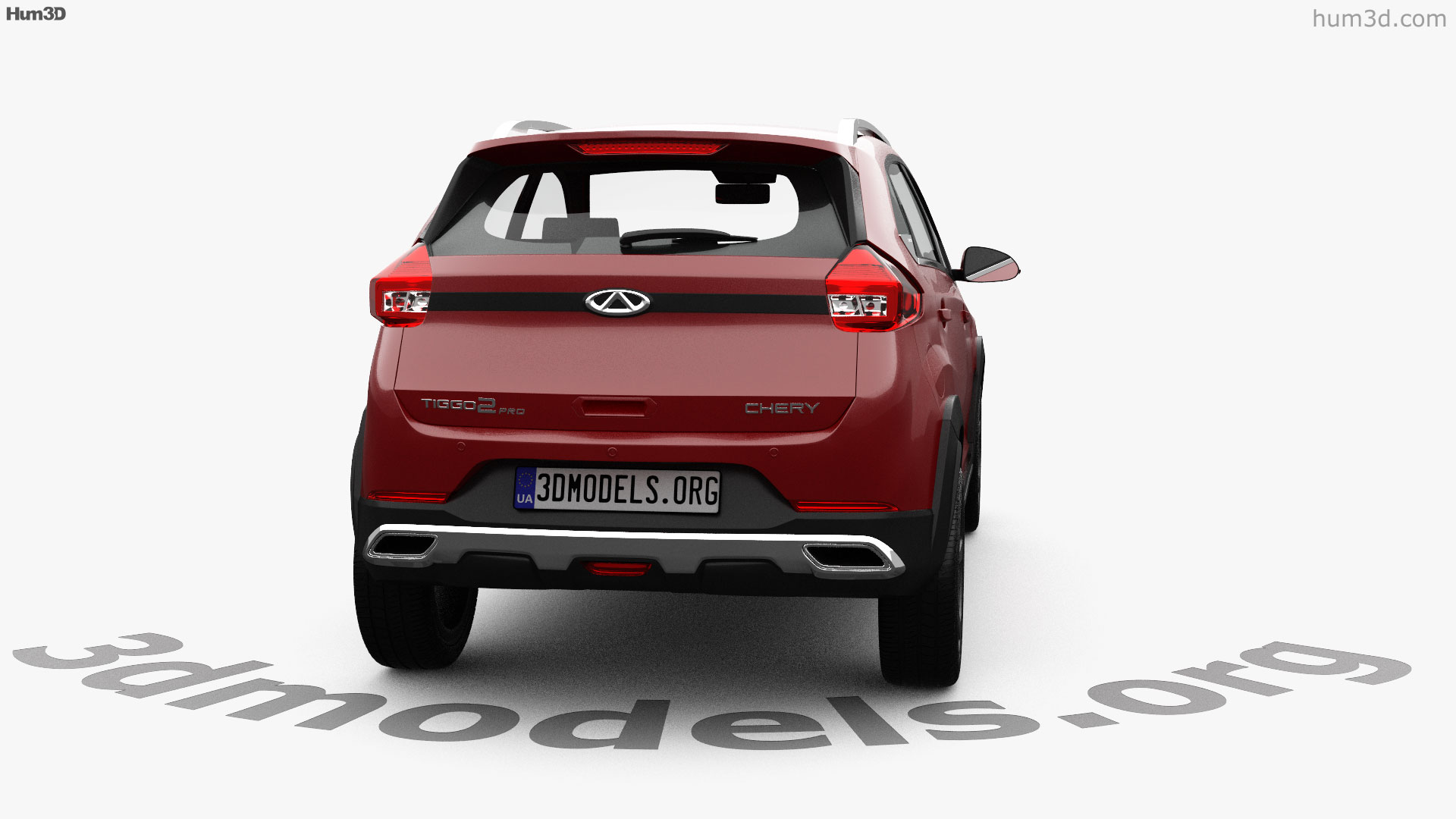 360 view of Chery Tiggo 2 Pro 2024 3D model - 3DModels store