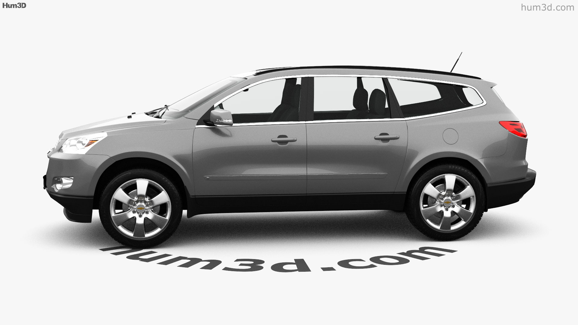 360 view of Chevrolet Traverse LTZ 2014 3D model - 3DModels store