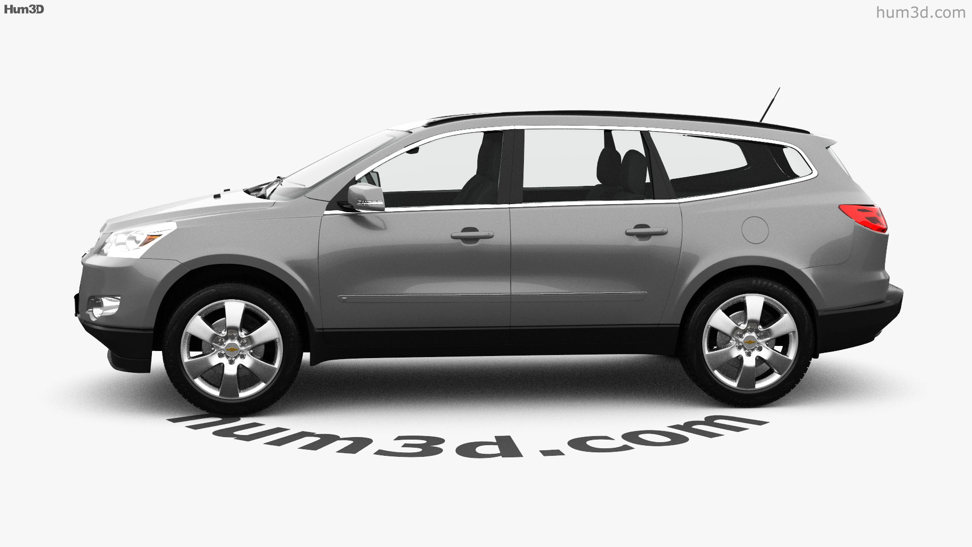 360 view of Chevrolet Traverse LTZ 2014 3D model - 3DModels store