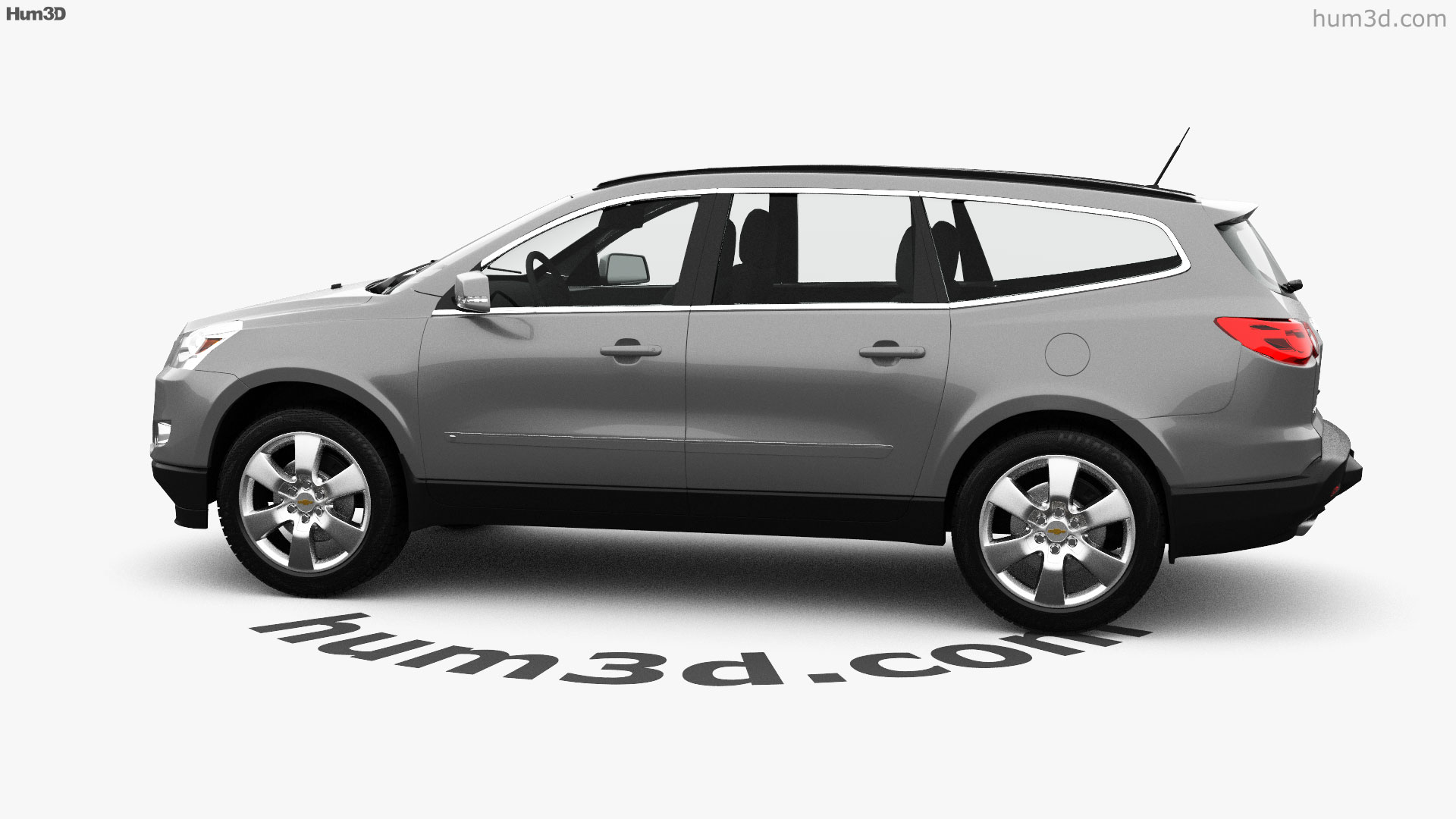 360 view of Chevrolet Traverse LTZ 2014 3D model - 3DModels store