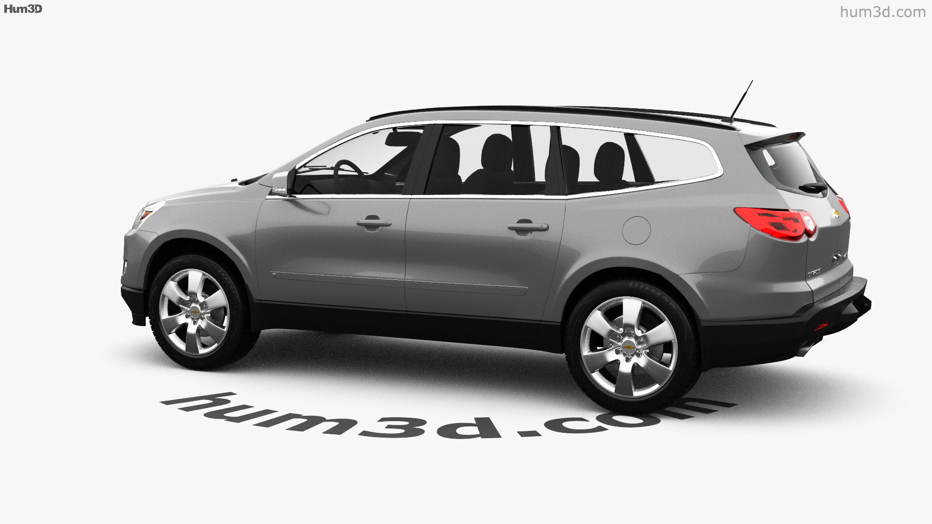 360 view of Chevrolet Traverse LTZ 2014 3D model - 3DModels store
