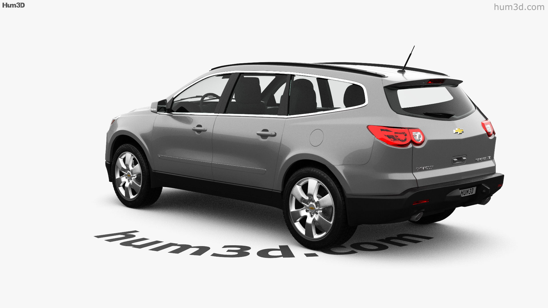 360 view of Chevrolet Traverse LTZ 2014 3D model - 3DModels store