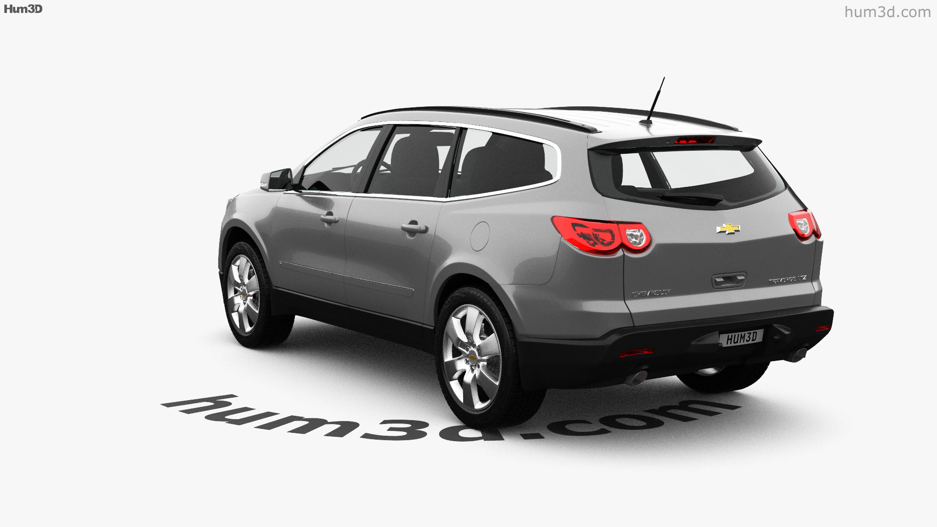 360 view of Chevrolet Traverse LTZ 2014 3D model - 3DModels store