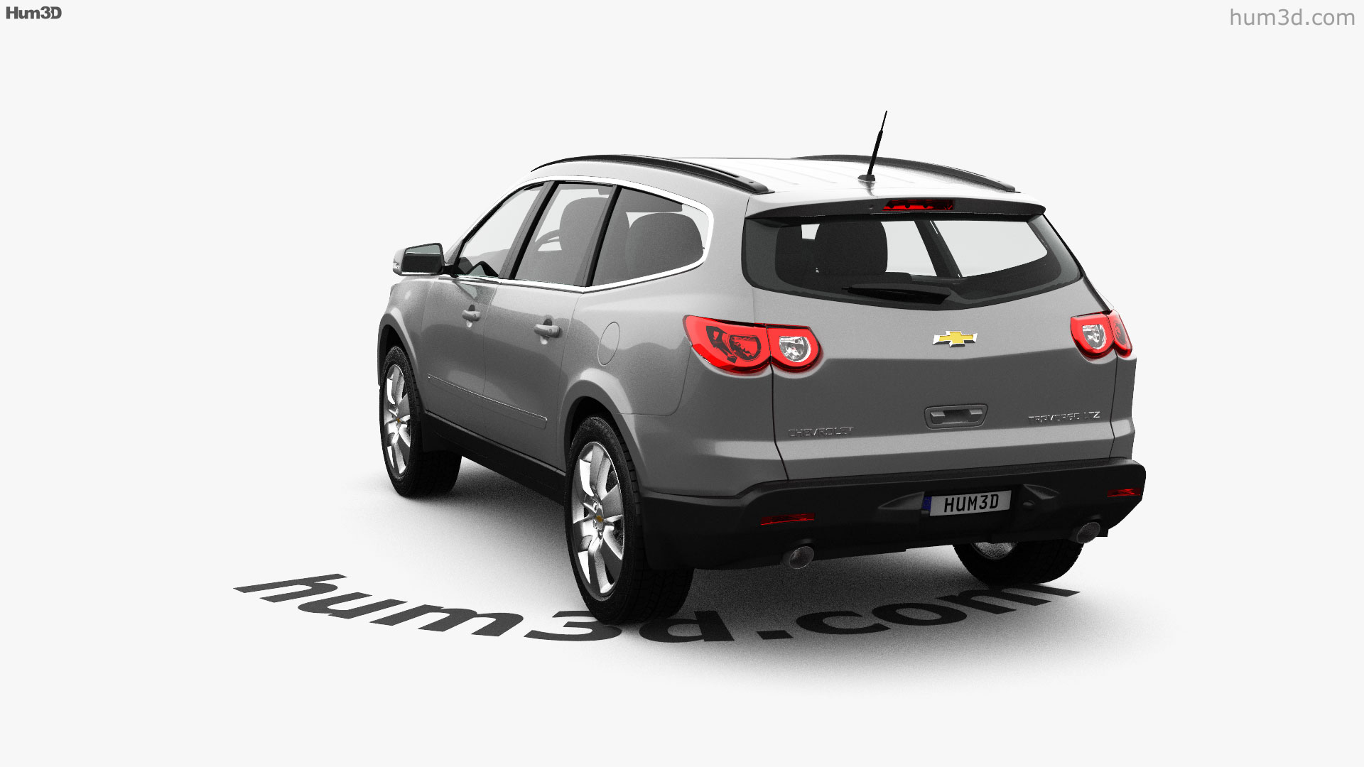 360 view of Chevrolet Traverse LTZ 2014 3D model - 3DModels store