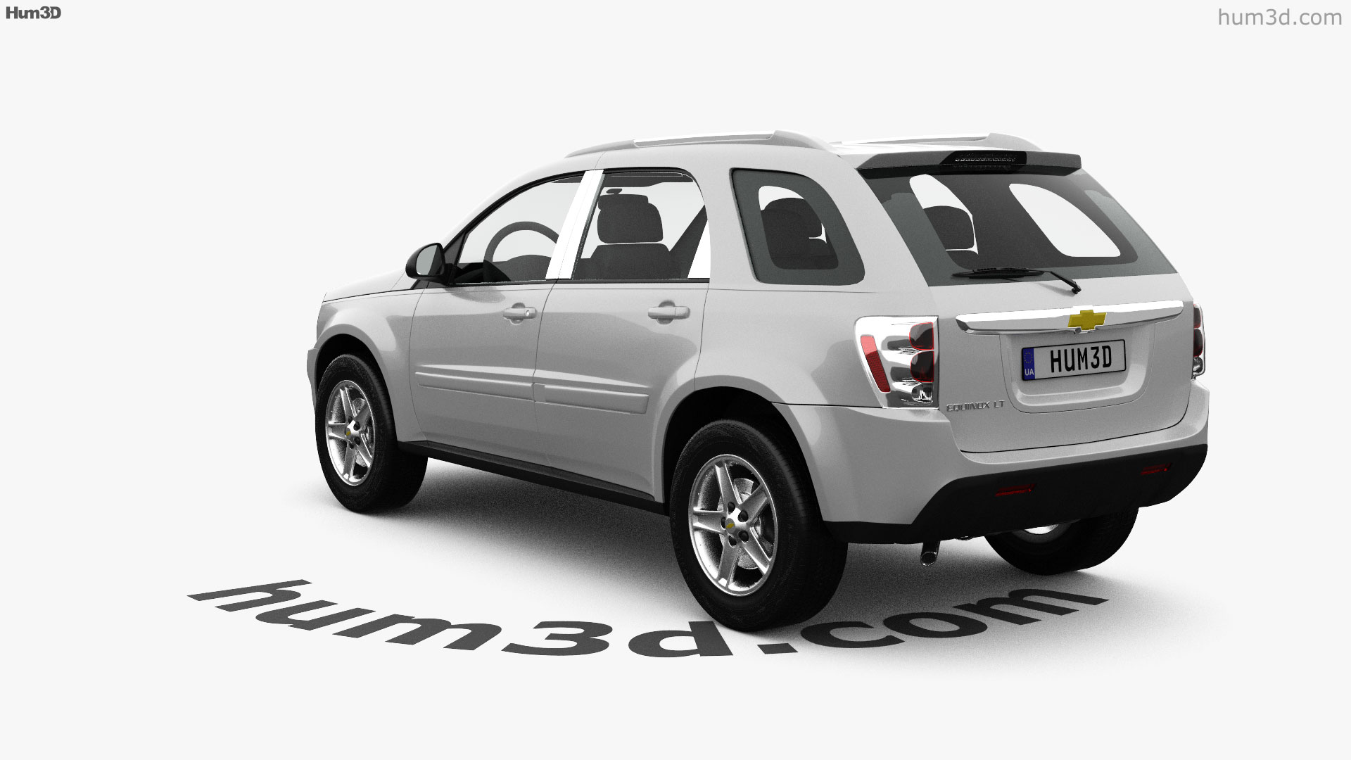 360 view of Chevrolet Equinox LT1 2008 3D model - 3DModels store