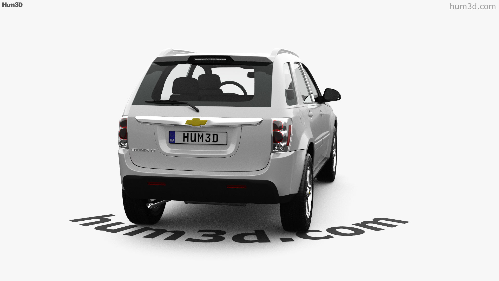 360 view of Chevrolet Equinox LT1 2008 3D model - 3DModels store
