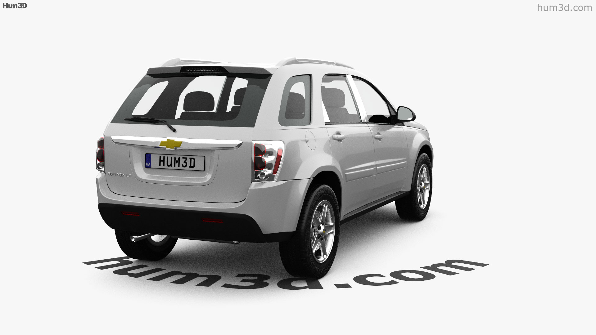 360 view of Chevrolet Equinox LT1 2008 3D model - 3DModels store