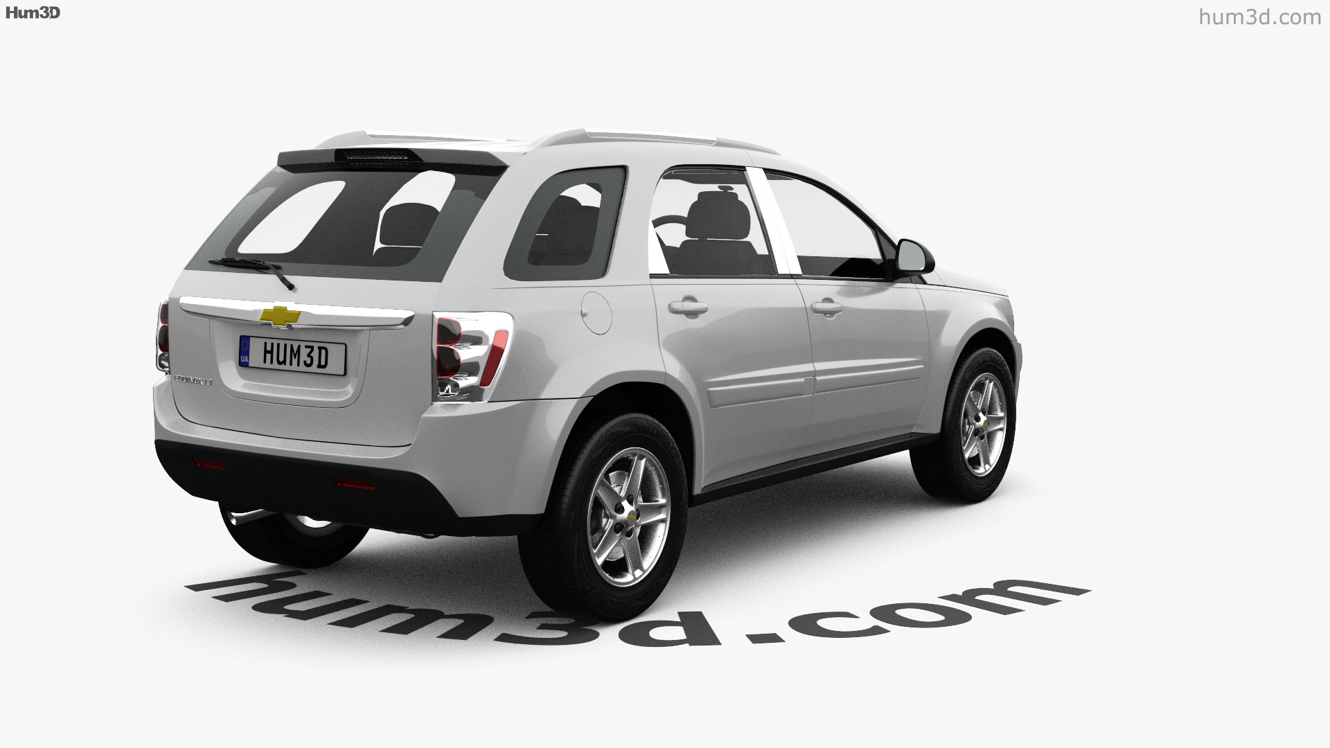 360 view of Chevrolet Equinox LT1 2008 3D model - 3DModels store