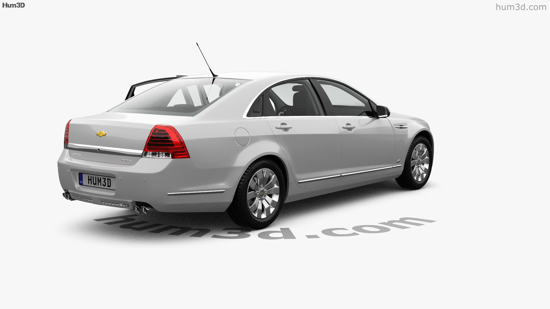 360 view of Chevrolet Caprice Royale with HQ interior 2017 3D model ...