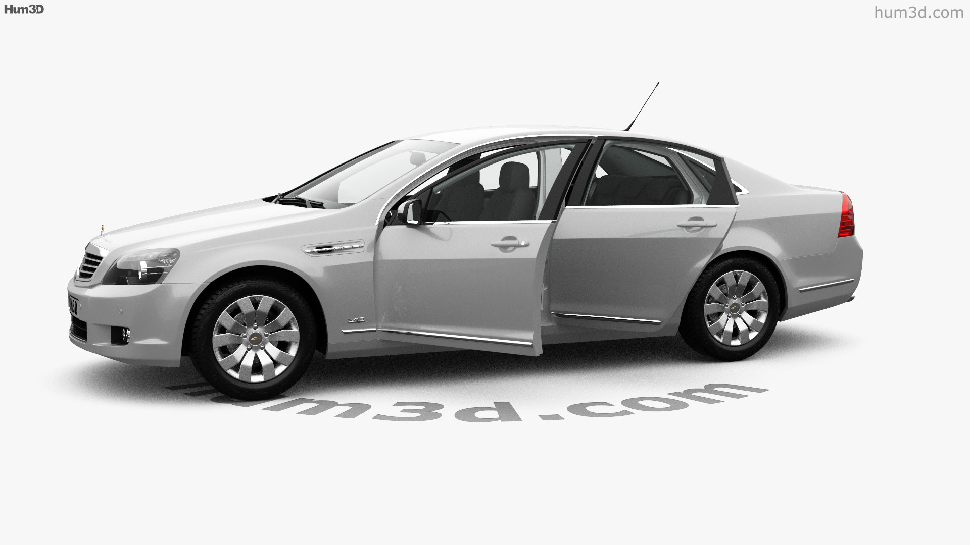 360 view of Chevrolet Caprice Royale with HQ interior 2017 3D model ...