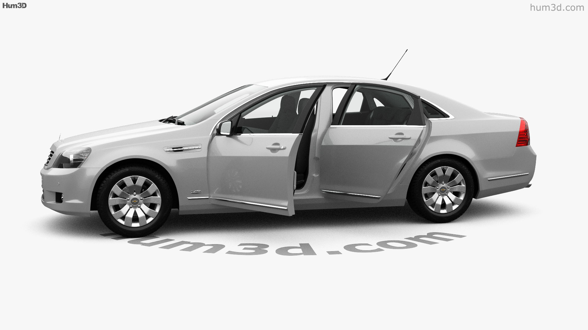 360 view of Chevrolet Caprice Royale with HQ interior 2017 3D model ...