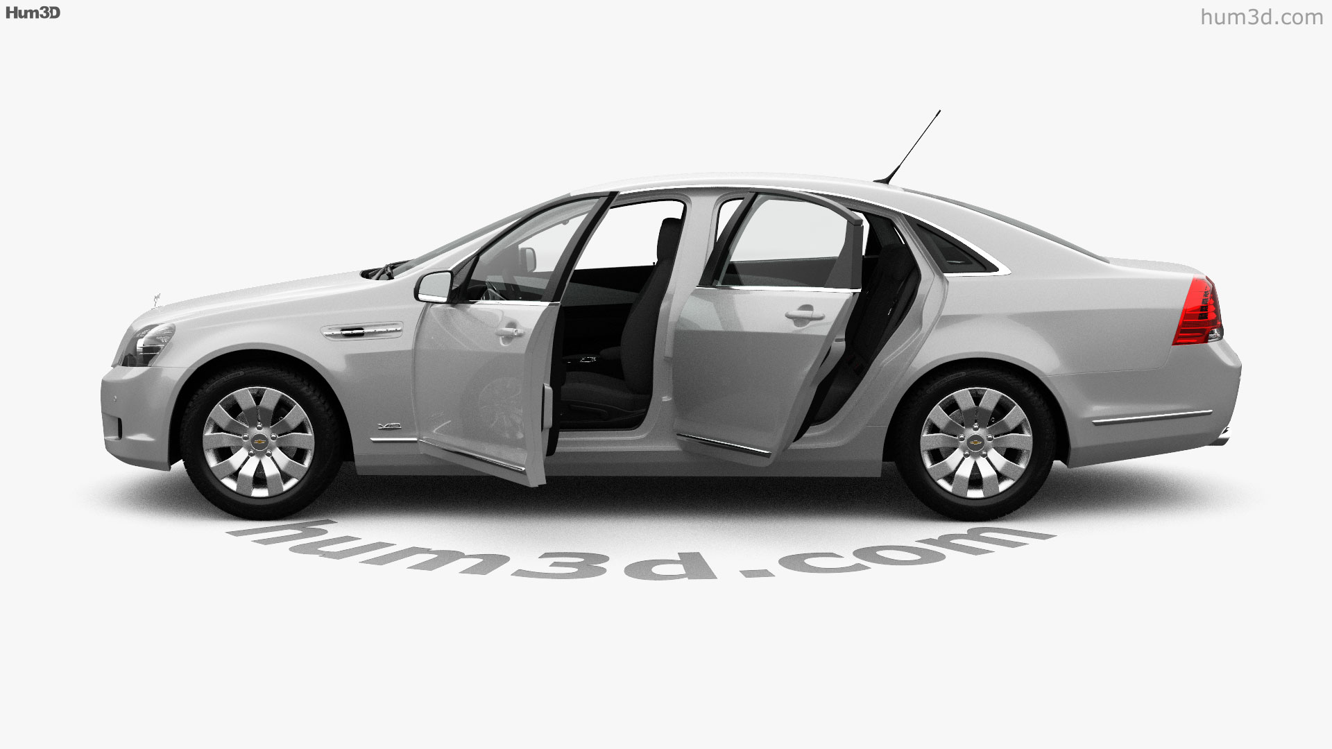 360 view of Chevrolet Caprice Royale with HQ interior 2017 3D model ...