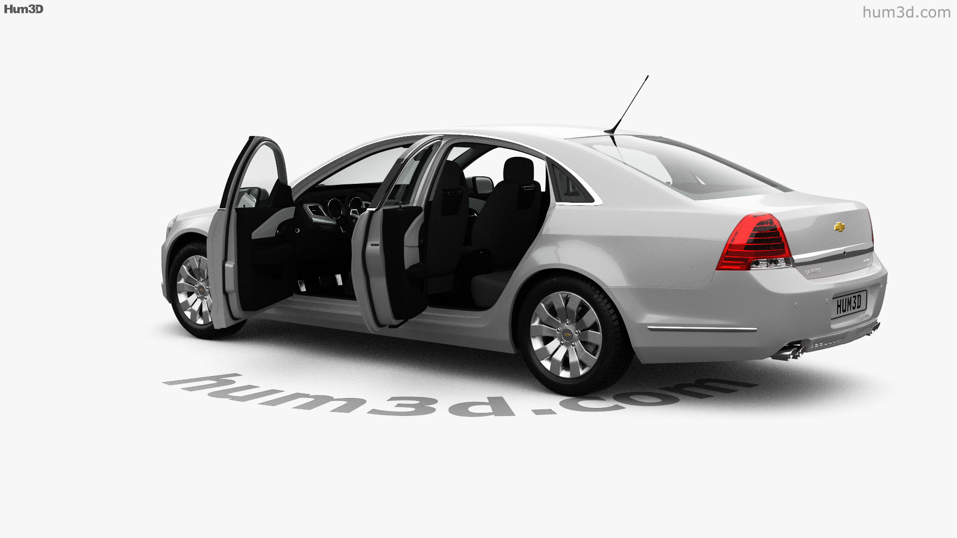 360 view of Chevrolet Caprice Royale with HQ interior 2017 3D model ...