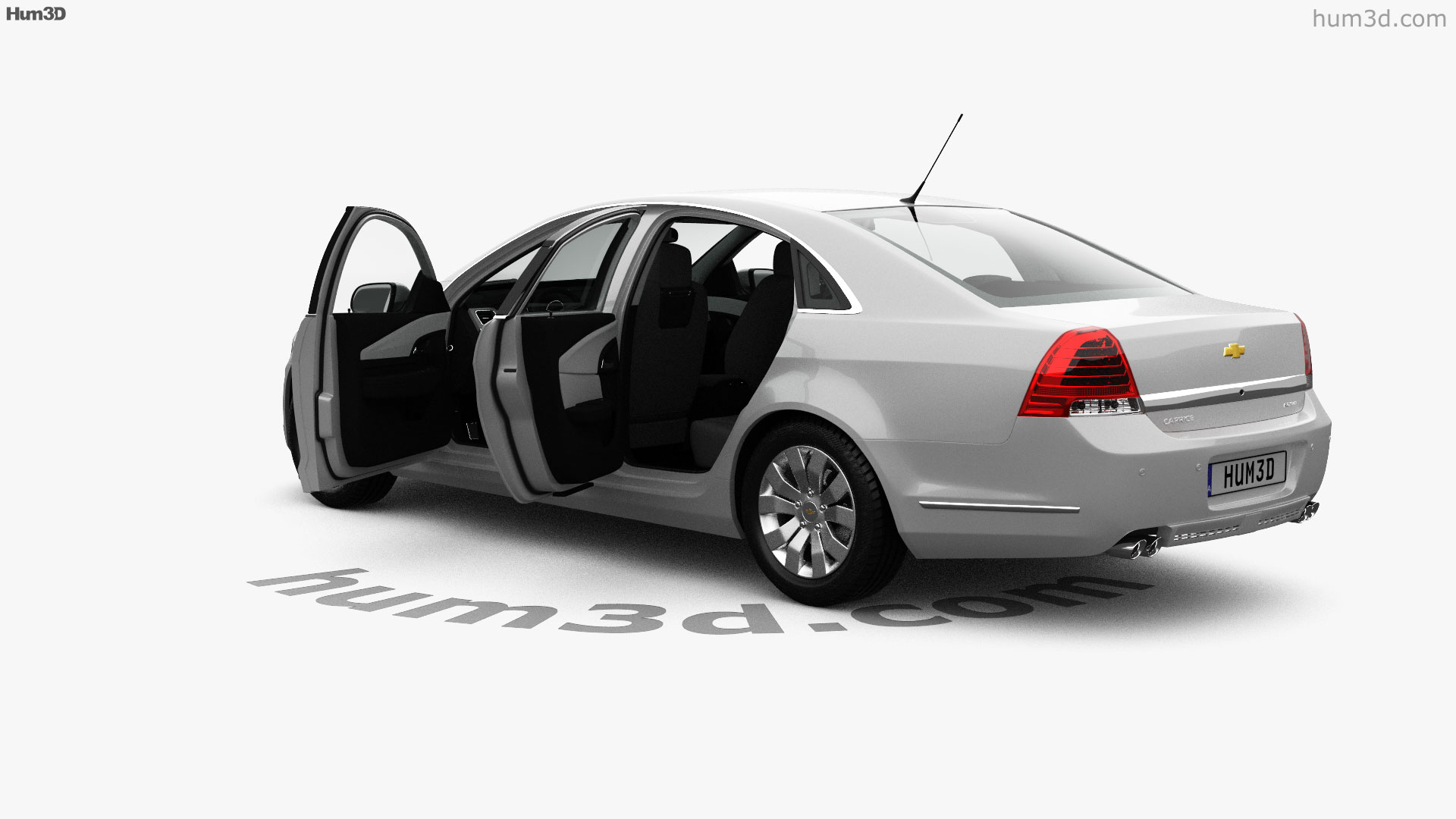 360 view of Chevrolet Caprice Royale with HQ interior 2017 3D model ...