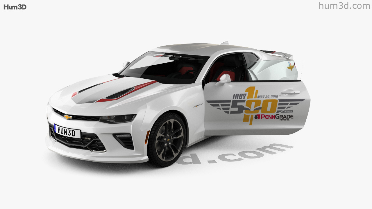 360 view of Chevrolet Camaro SS Indy 500 Pace Car with HQ interior 2017 ...