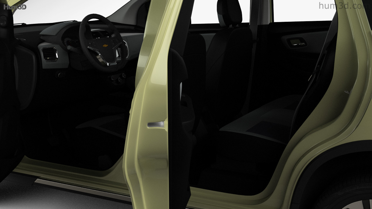360 view of Chevrolet Spin Active with HQ interior 2021 3D model ...
