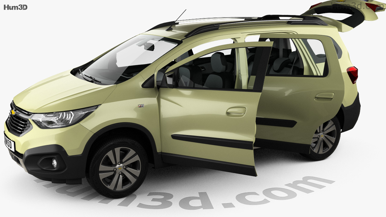 360 view of Chevrolet Spin Active with HQ interior 2021 3D model ...