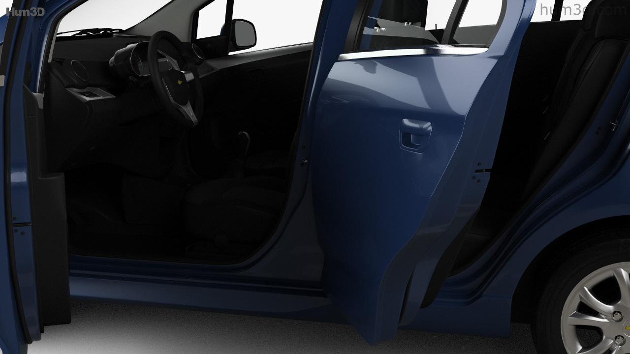360 view of Chevrolet Beat LTZ sedan with HQ interior 2019 3D model ...