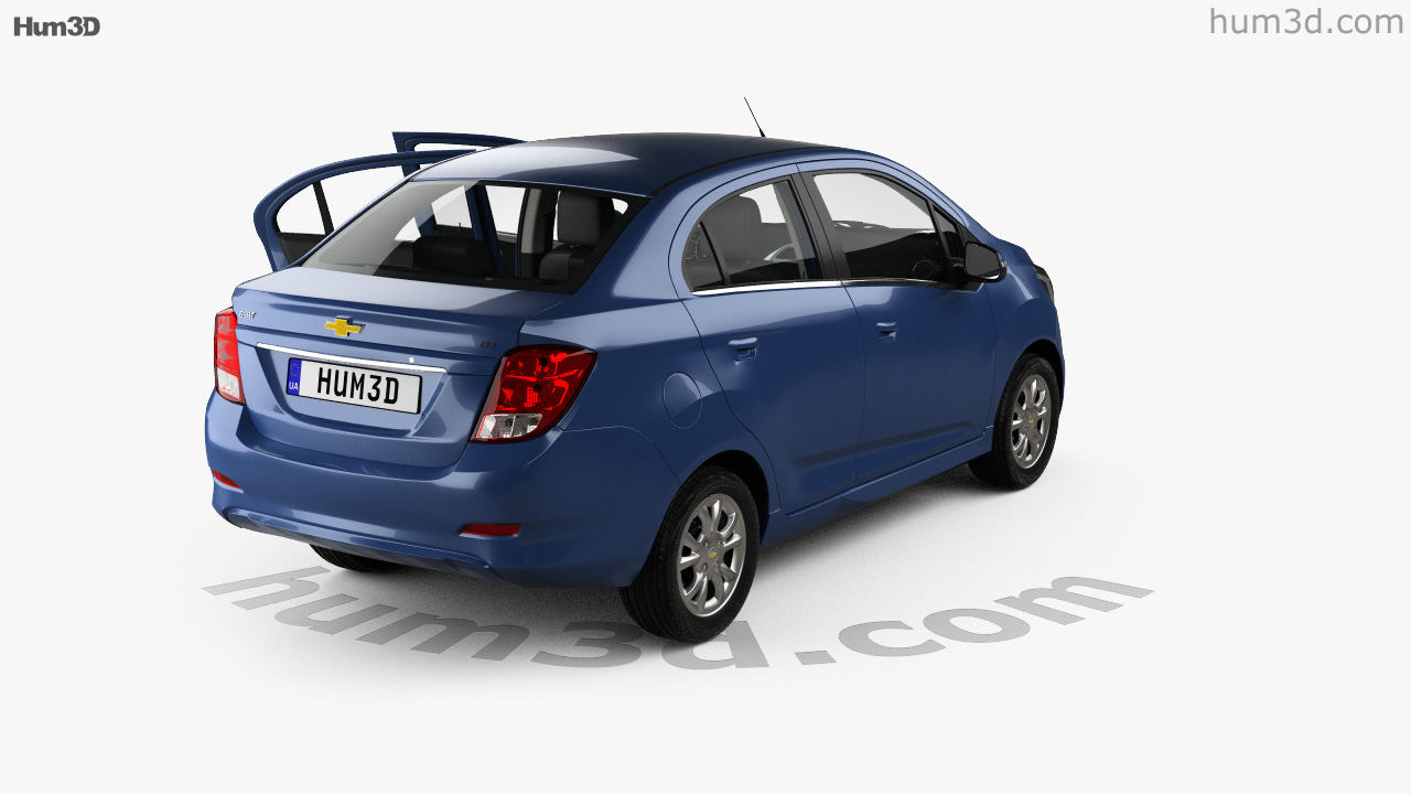 360 view of Chevrolet Beat LTZ sedan with HQ interior 2019 3D model ...