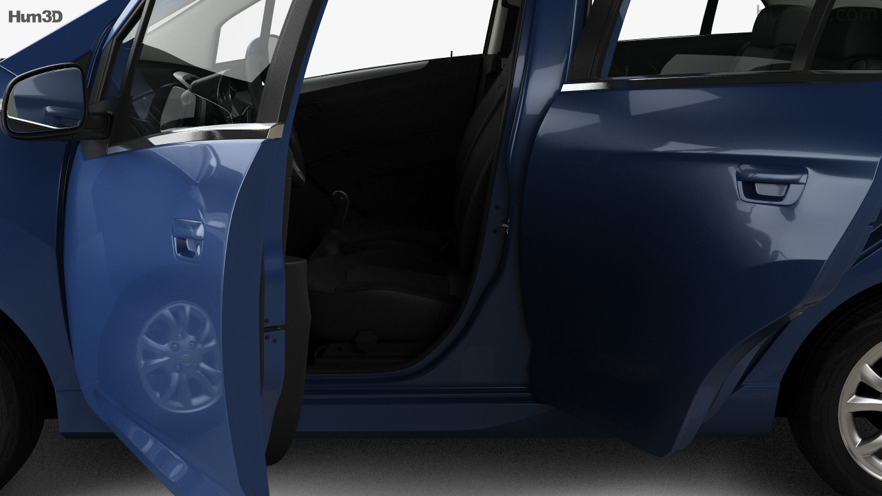 360 view of Chevrolet Beat LTZ sedan with HQ interior 2019 3D model ...