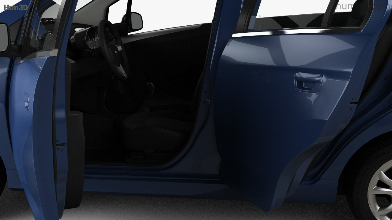 360 view of Chevrolet Beat LTZ sedan with HQ interior 2019 3D model ...